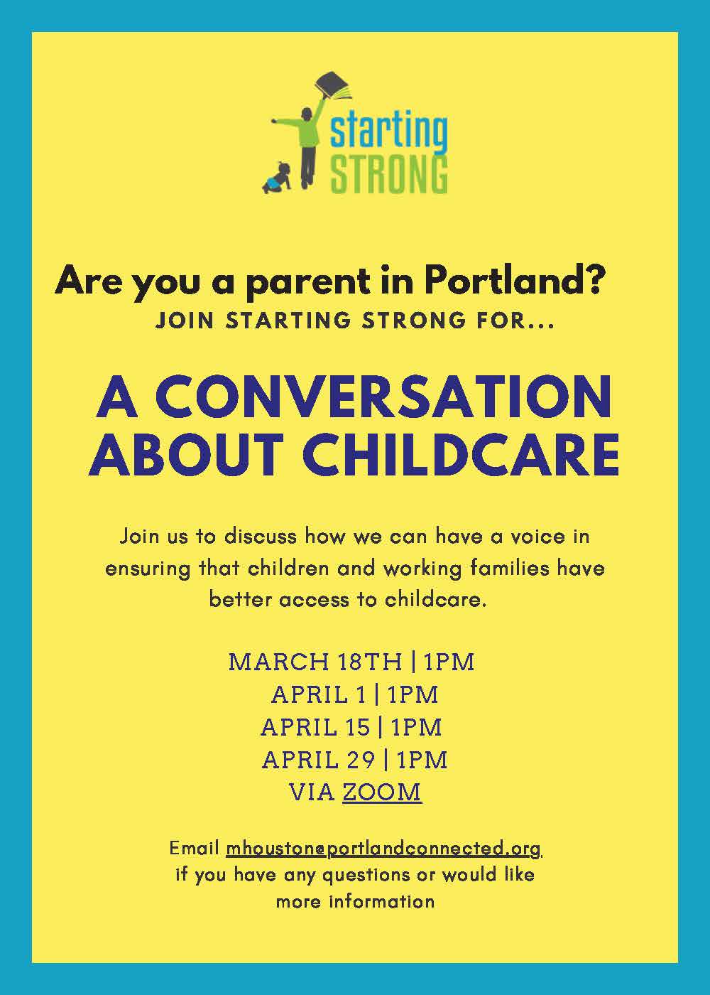 Parents & Caregivers Wanted to Join Our Parent Council! – Starting Strong